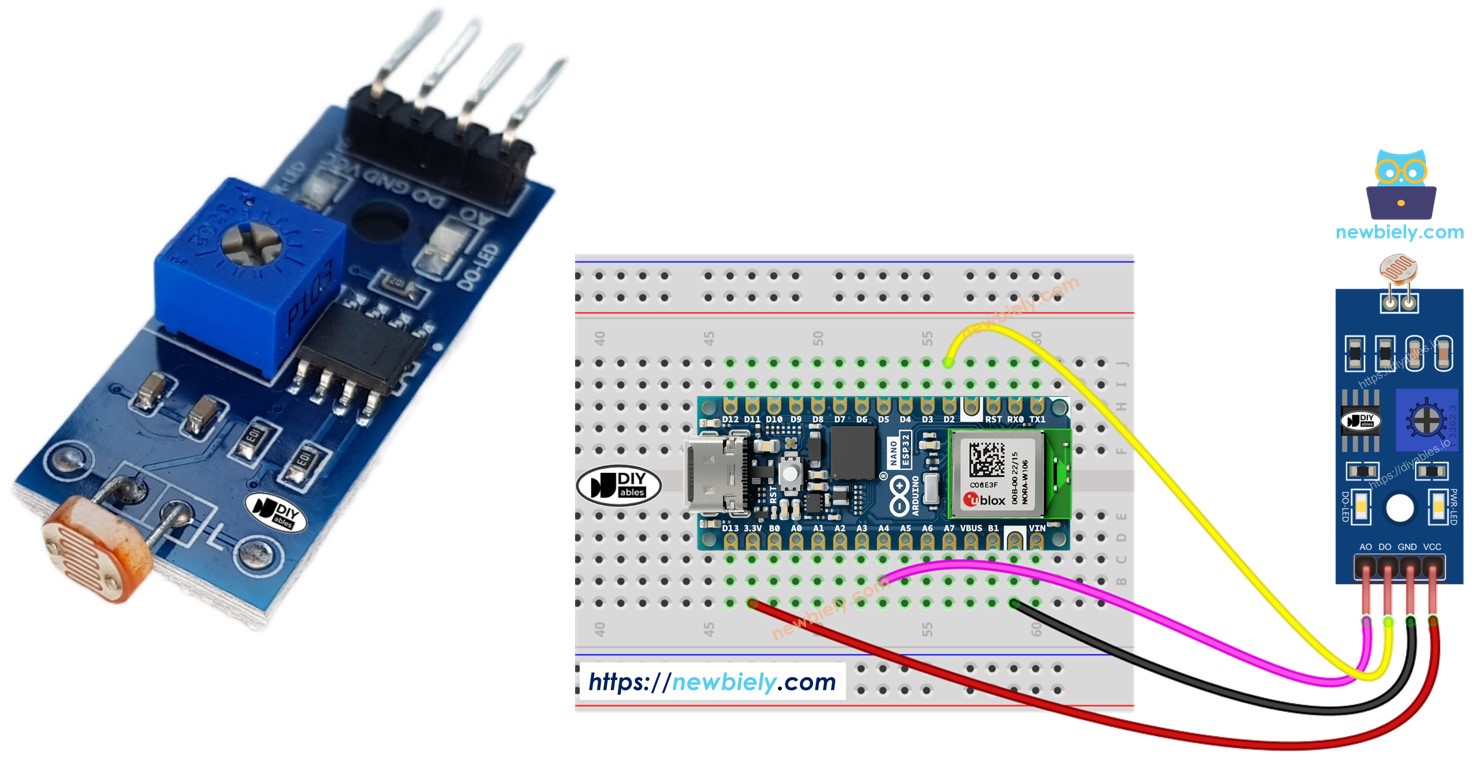 아두이노 나노 Esp32 Ldr 모듈 