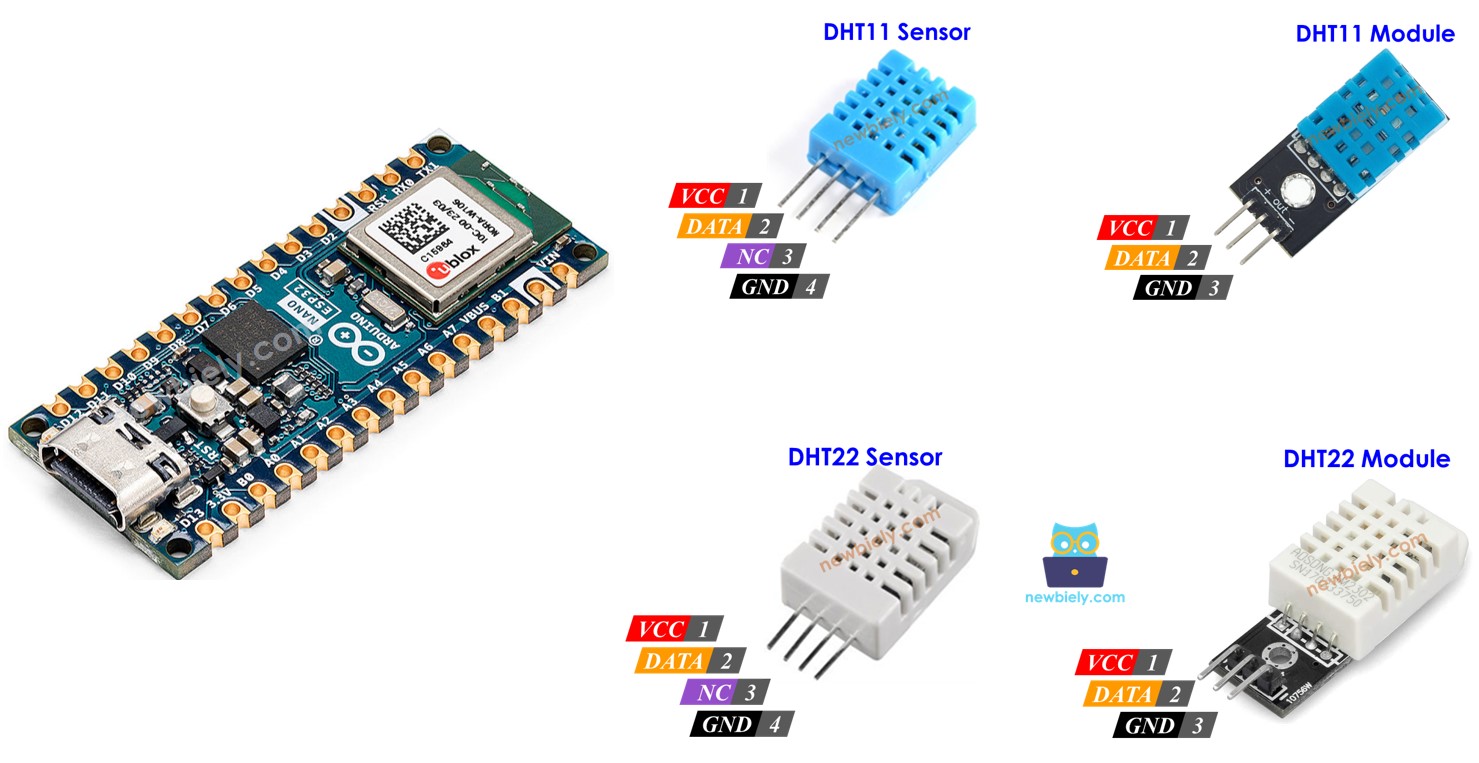 아두이노 나노 Esp32 온도 습도 센서