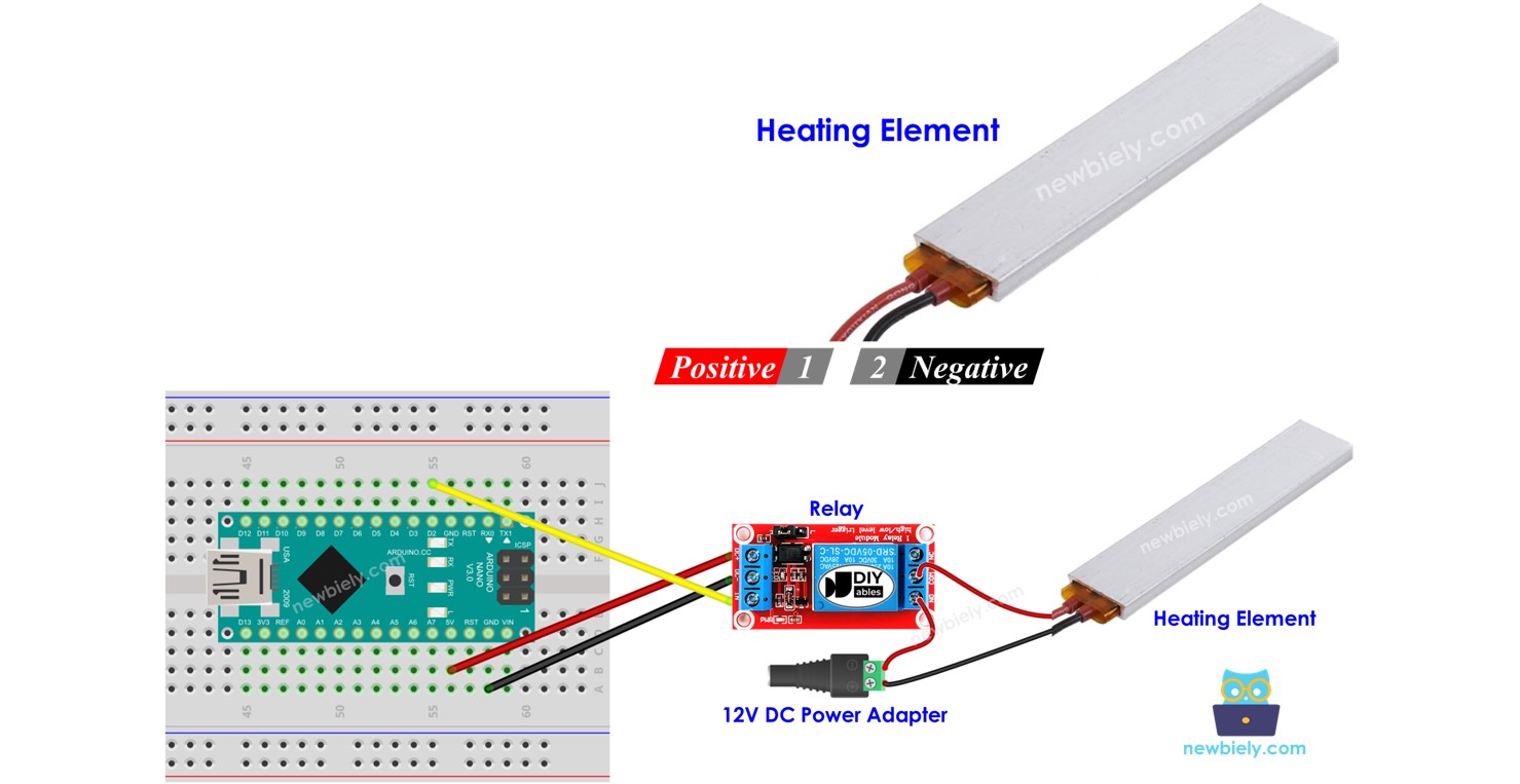 아두이노 나노 가열 요소