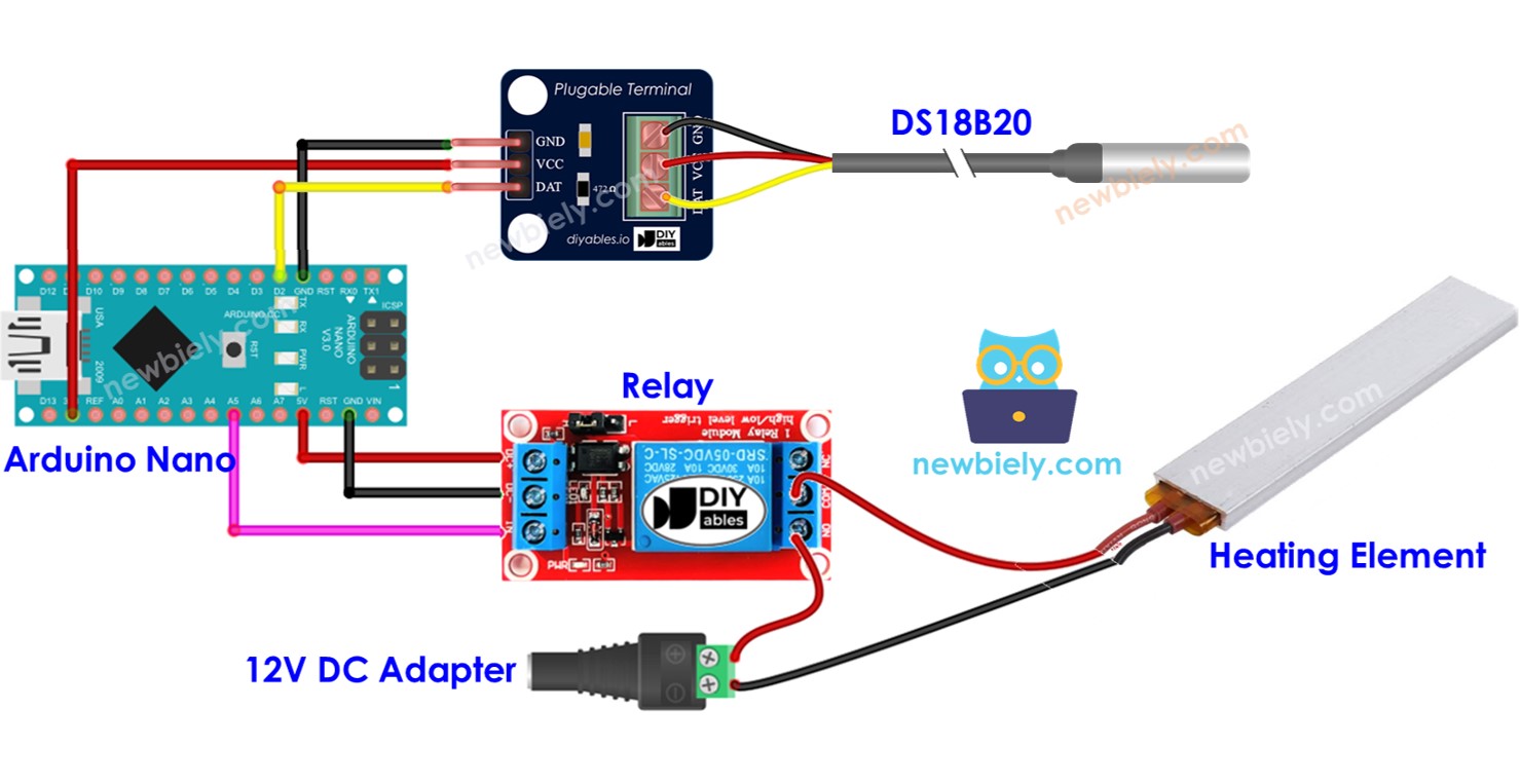 아두이노 나노 난방 시스템