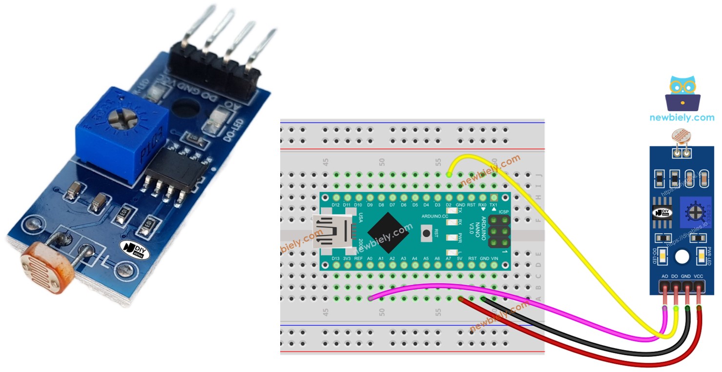 아두이노 나노 LDR 모듈