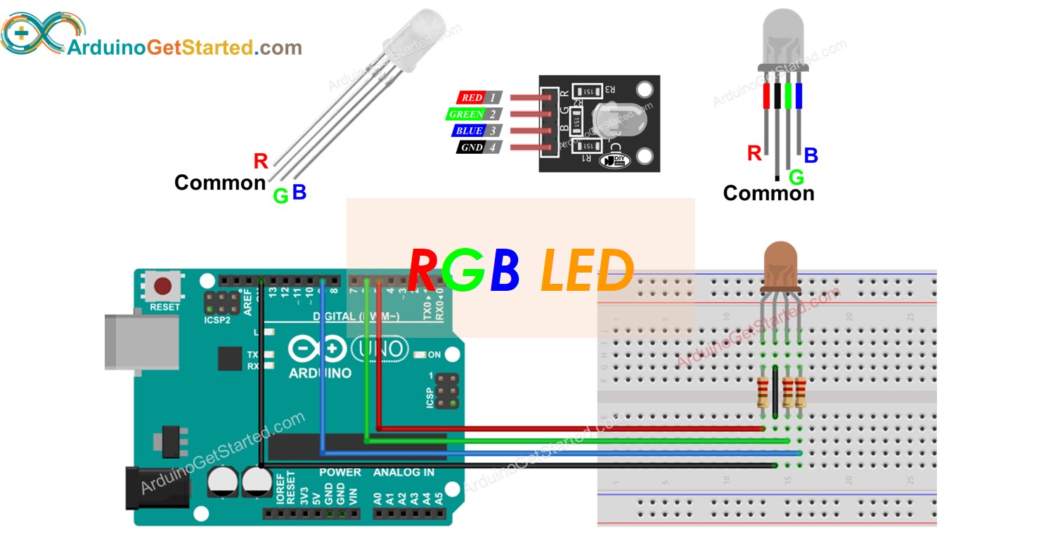 아두이노 - RGB LED | Arduino - RGB LED