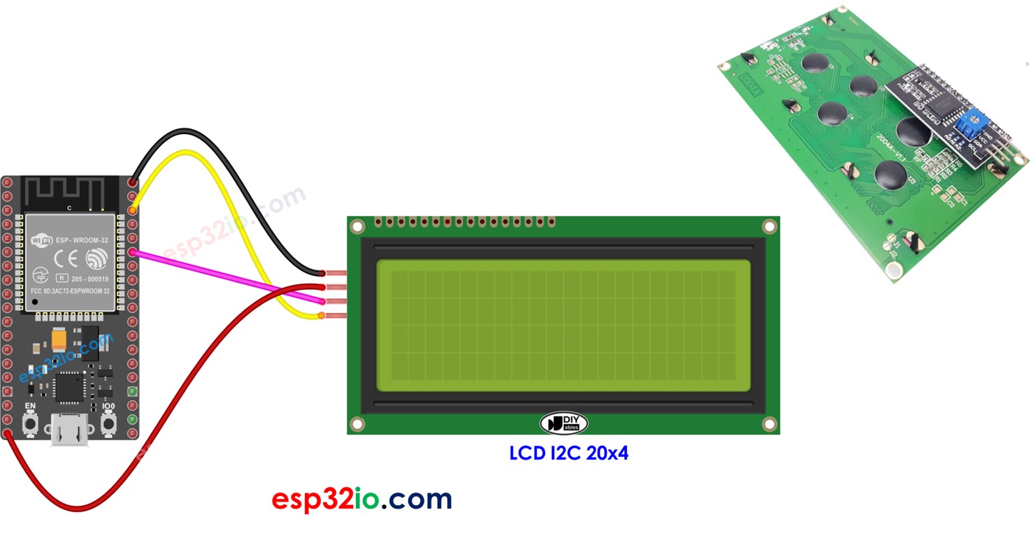 ESP32 LCD 20x4