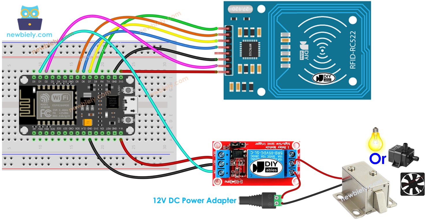 ESP8266 RFID 릴레이